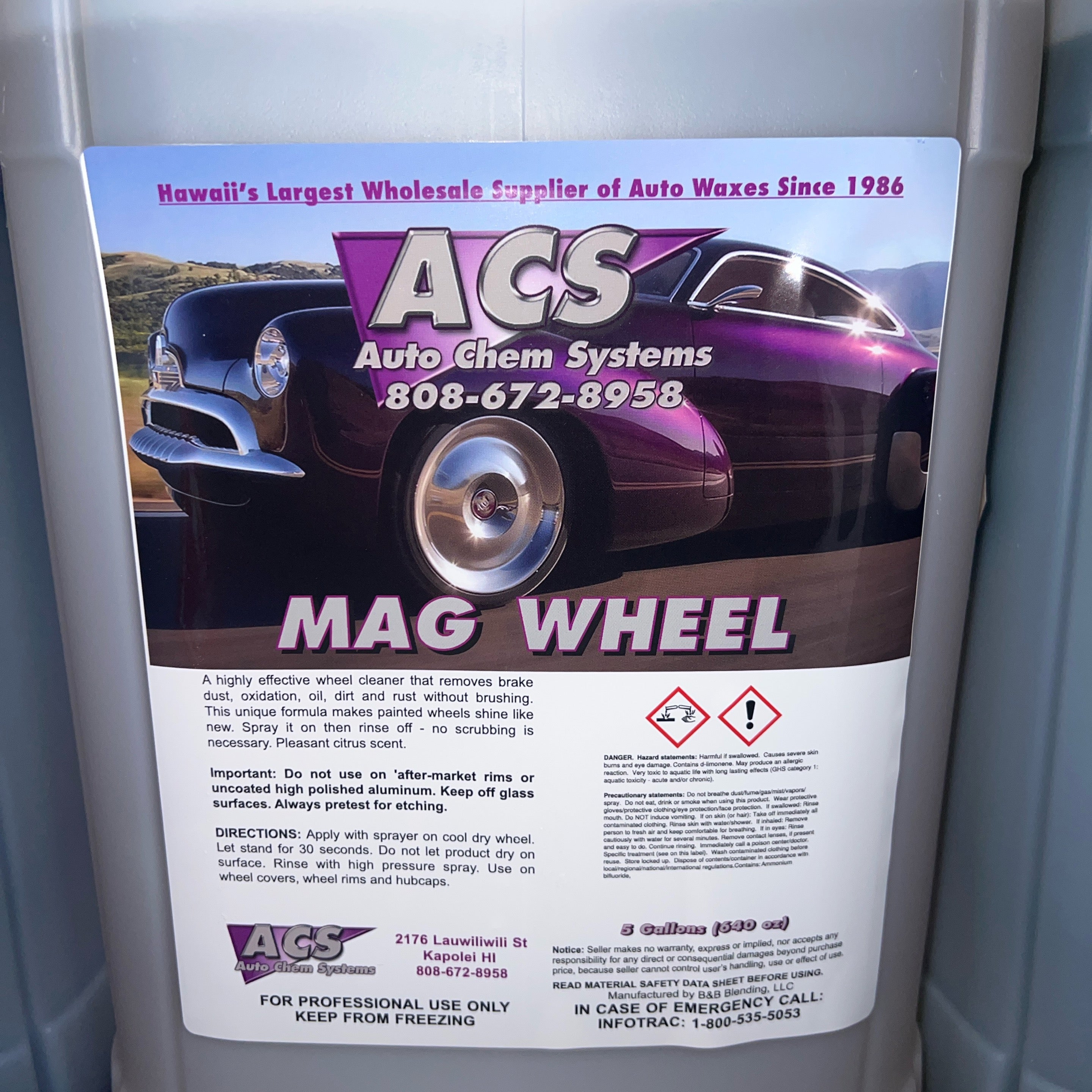 ACS Mag Wheel Cleaner | Auto Chem Systems